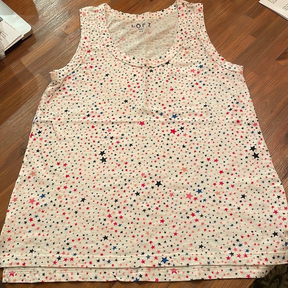 LOFT | Tops | Loft Star Tank | Poshmark